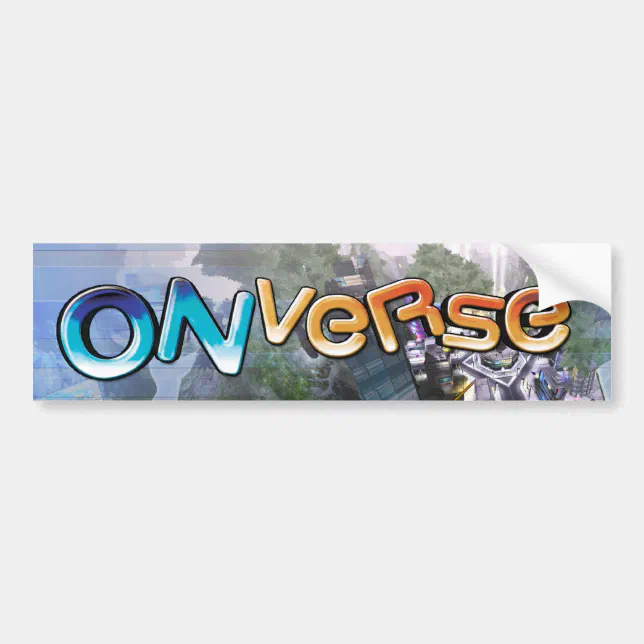 Onverse Logo Bumper Sticker | Zazzle