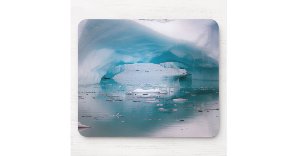 Open Arch Iceberg | Antarctica Mouse Mat | Zazzle