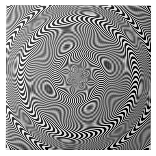 Optical Illusion - Hypnosis made easy Tile | Zazzle.co.uk