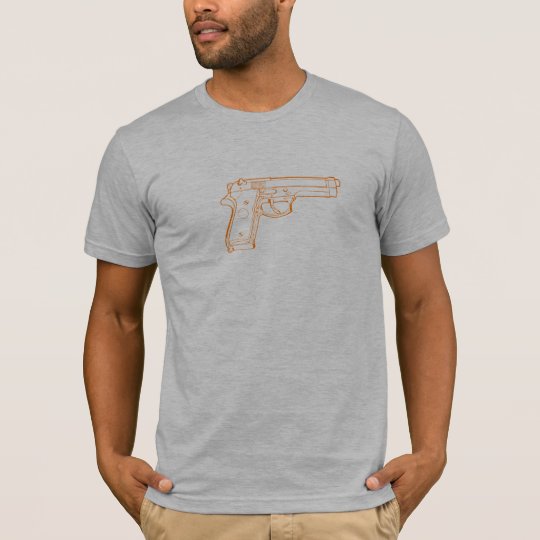 orange 9mm T-Shirt | Zazzle.co.uk
