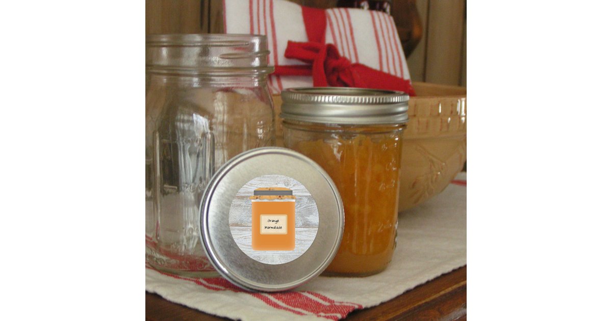 Orange Marmalade Sticker | Zazzle