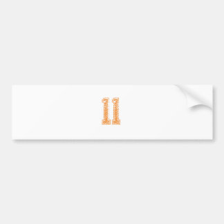 Number 11 Stickers | Zazzle.co.uk