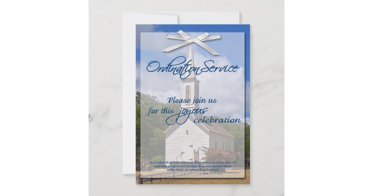 Ordination Invitation | Zazzle
