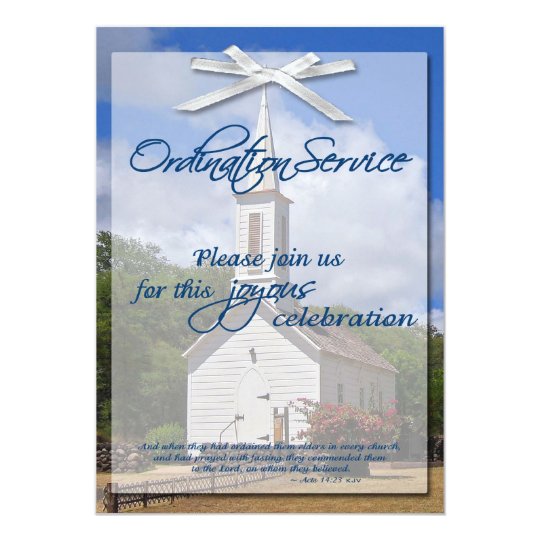 Ordination Invitation | Zazzle.co.uk