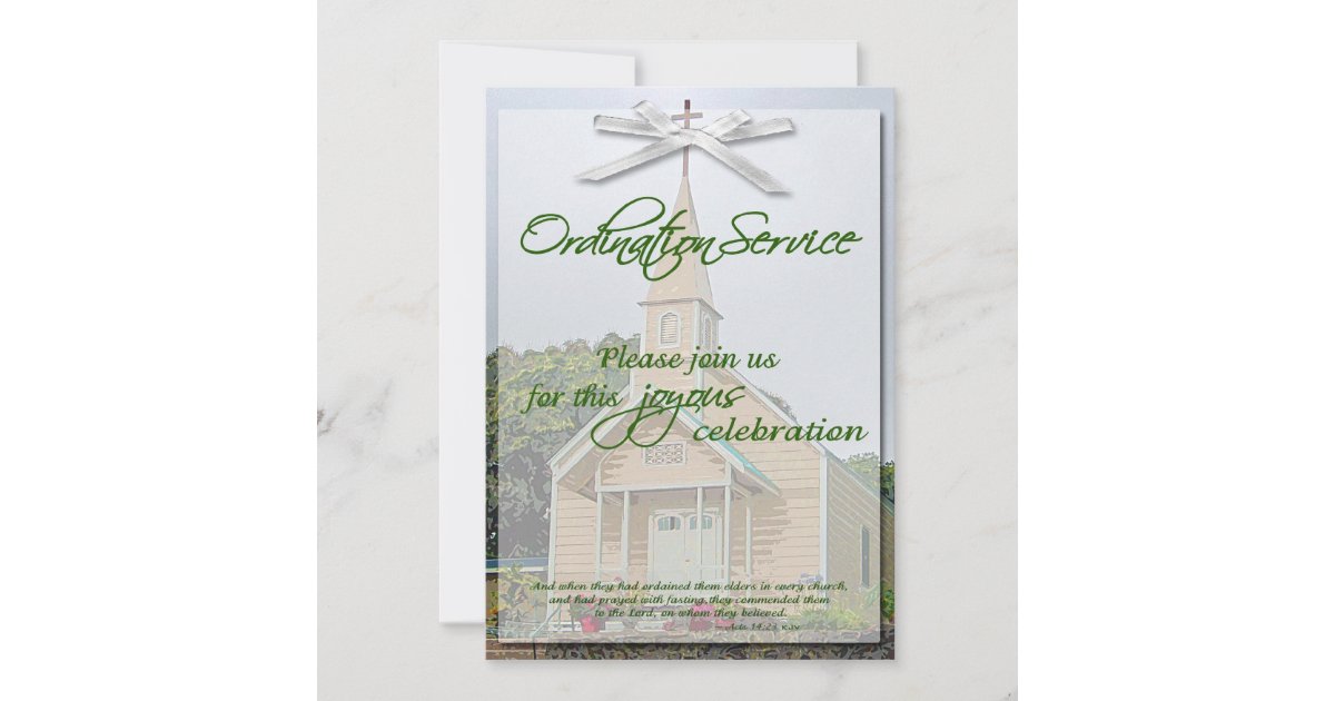 Ordination Invitation | Zazzle
