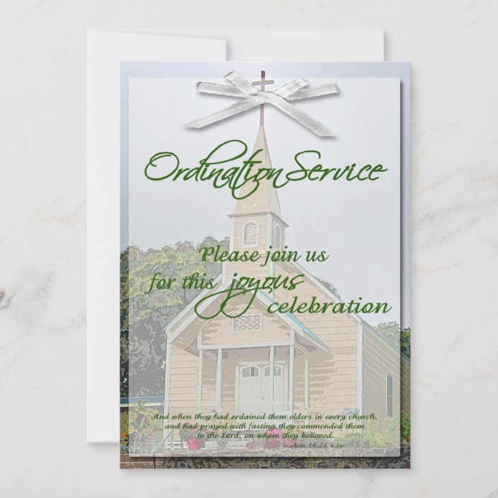 Ordination Invitation | Zazzle.co.uk