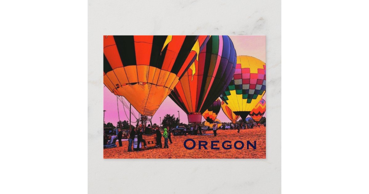 Oregon Balloon Postcard | Zazzle