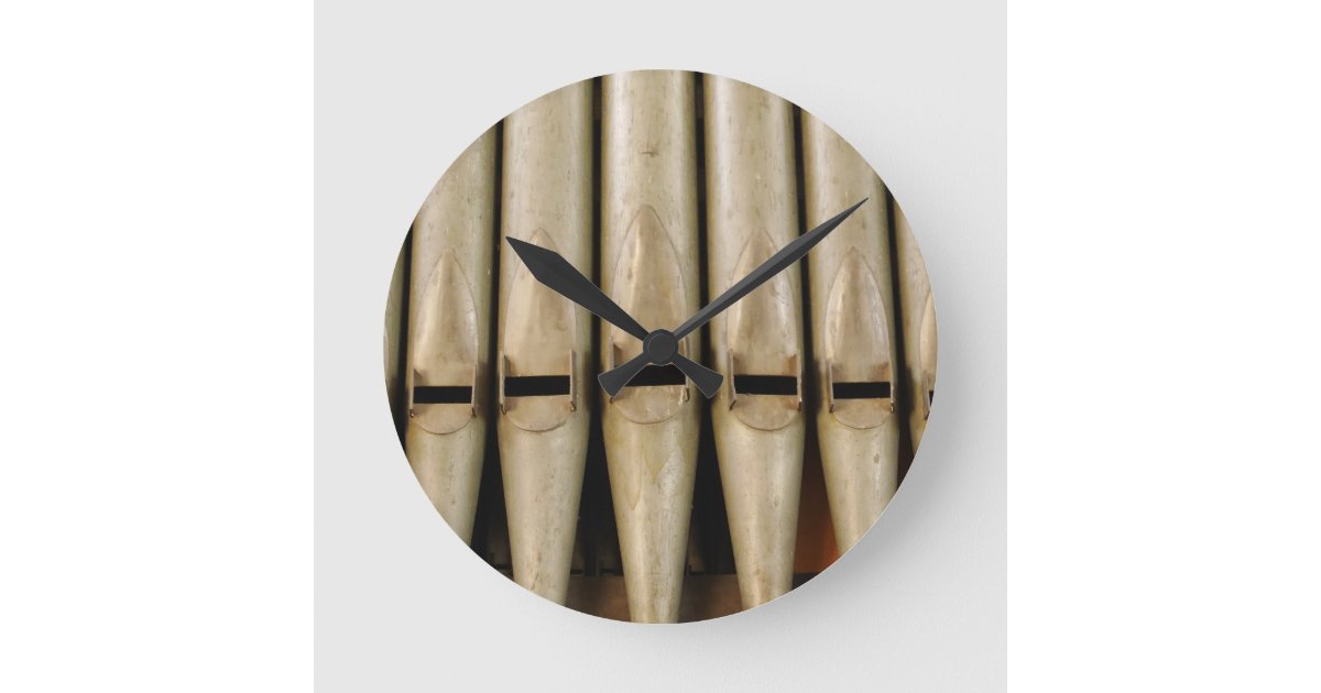 Organ Pipes Clock | Zazzle