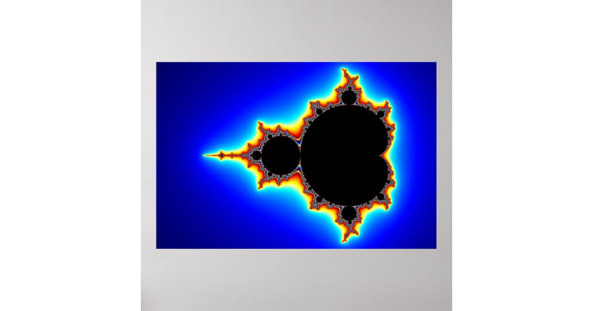 Original Mandelbrot Set 03 - Fractal Poster | Zazzle