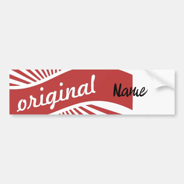Original Sign Logo Thunder_Cove Bumper Sticker | Zazzle