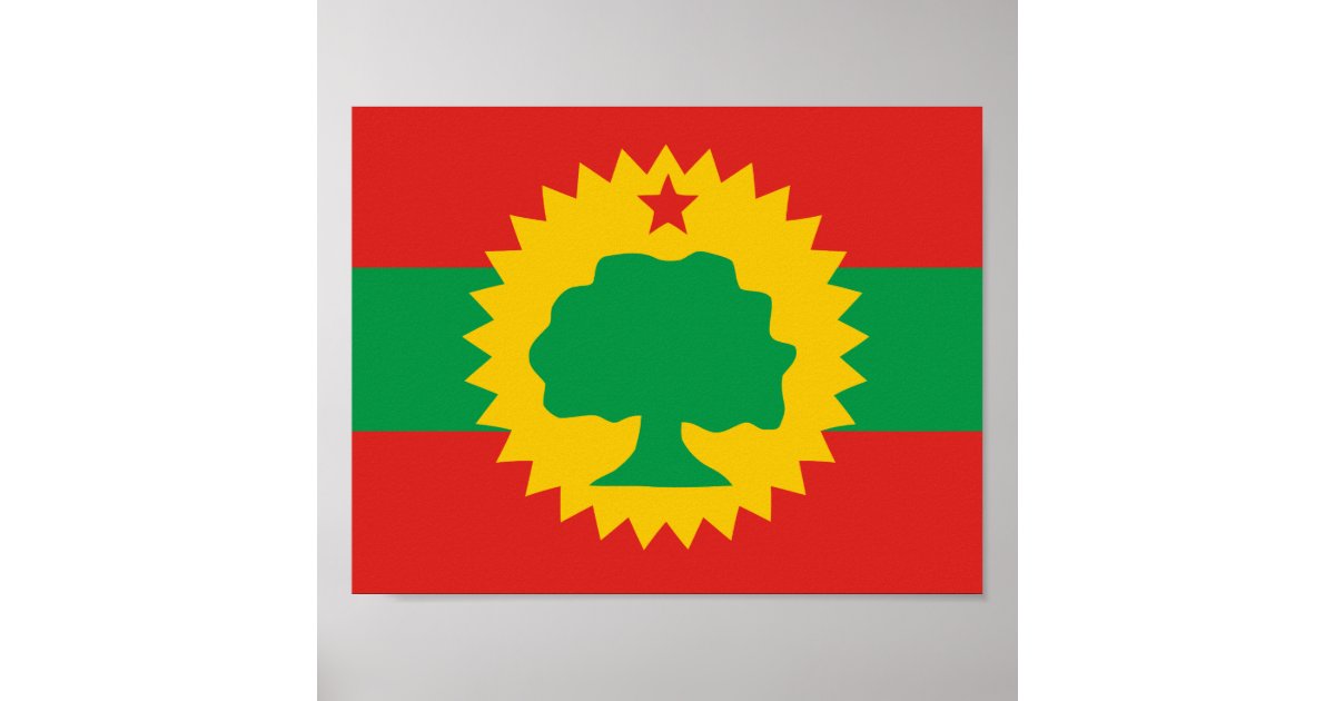 Oromo Flag Poster | Zazzle