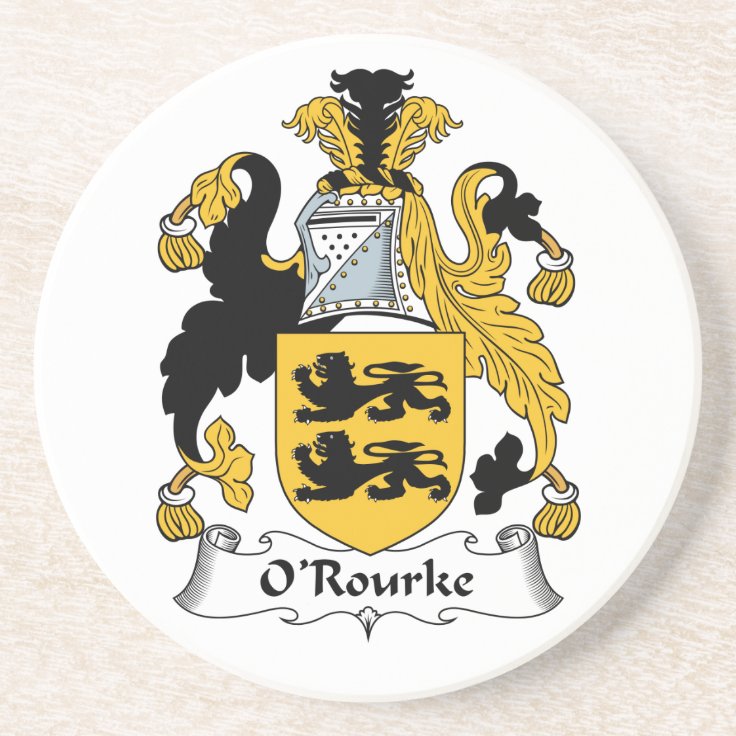 O'Rourke Family Crest Coaster | Zazzle
