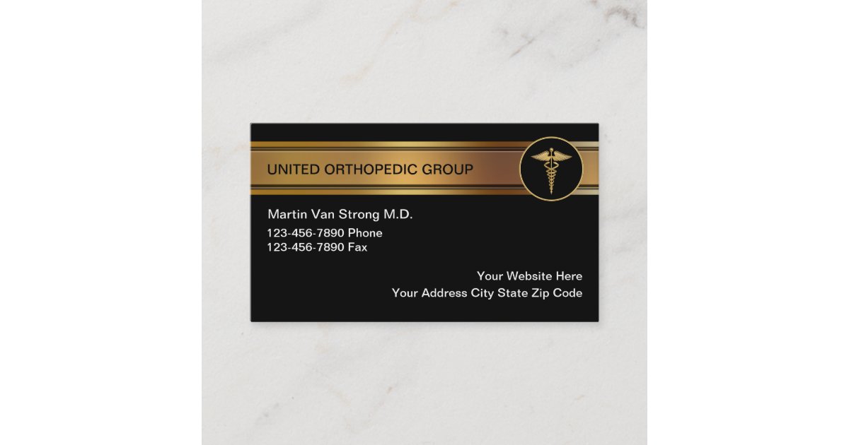 Orthopaedic Business Cards | Zazzle