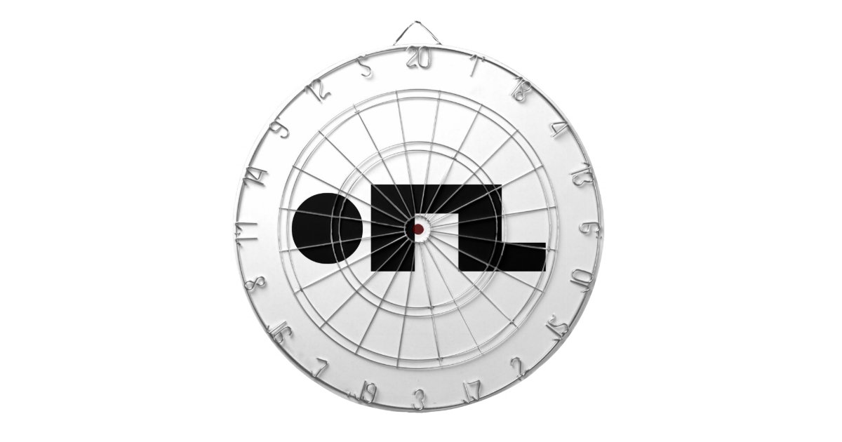 ORZ Emoticon Kaomoji Emoji Dartboard | Zazzle