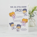 Our Jiu Jitsu Champ Themed Birthday Invitation | Zazzle