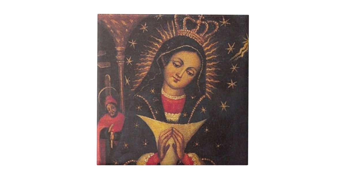 OUR LADY OF HIGH GRACE TILE | Zazzle