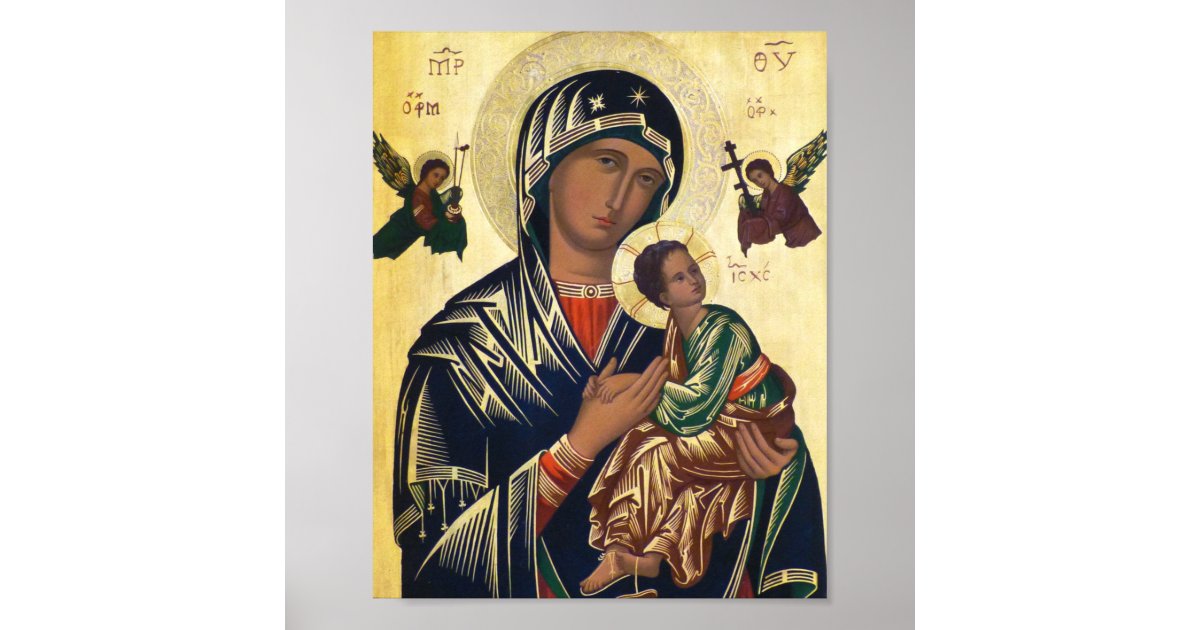 Our Lady Of Perpetual Help Poster | Zazzle