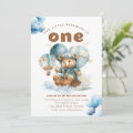 Our Little Explorer Bear Theme Party Invite | Zazzle