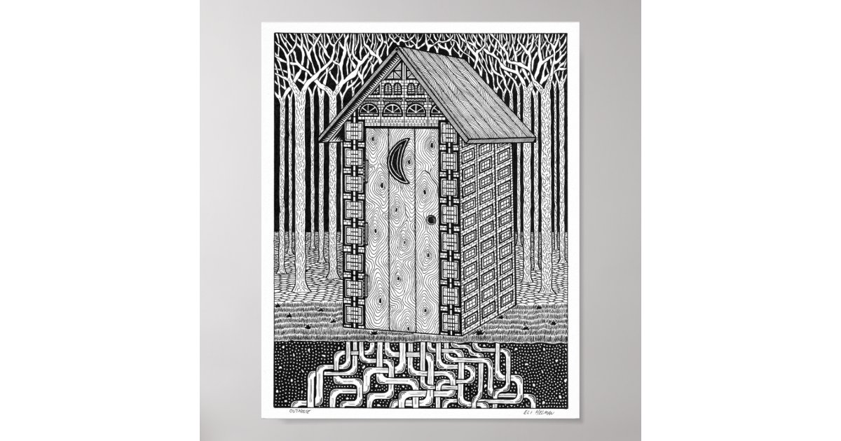 Outhouse Poster | Zazzle
