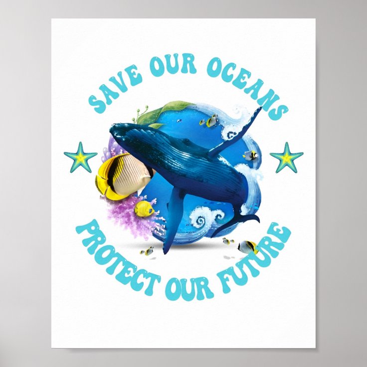 Overfishing logo Poster | Zazzle