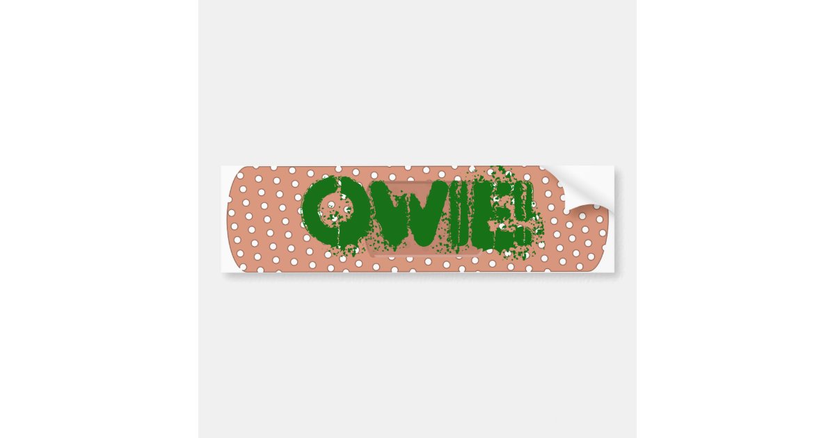 Owie! Bumper Sticker | Zazzle
