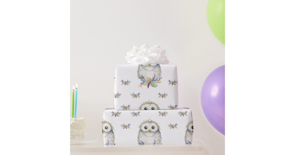 Owl Wrapping Paper | Zazzle