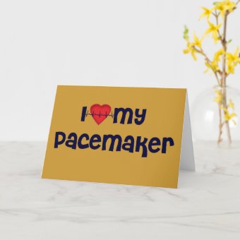 Pacemaker T-shirts | Get Well Gifts Card | Zazzle