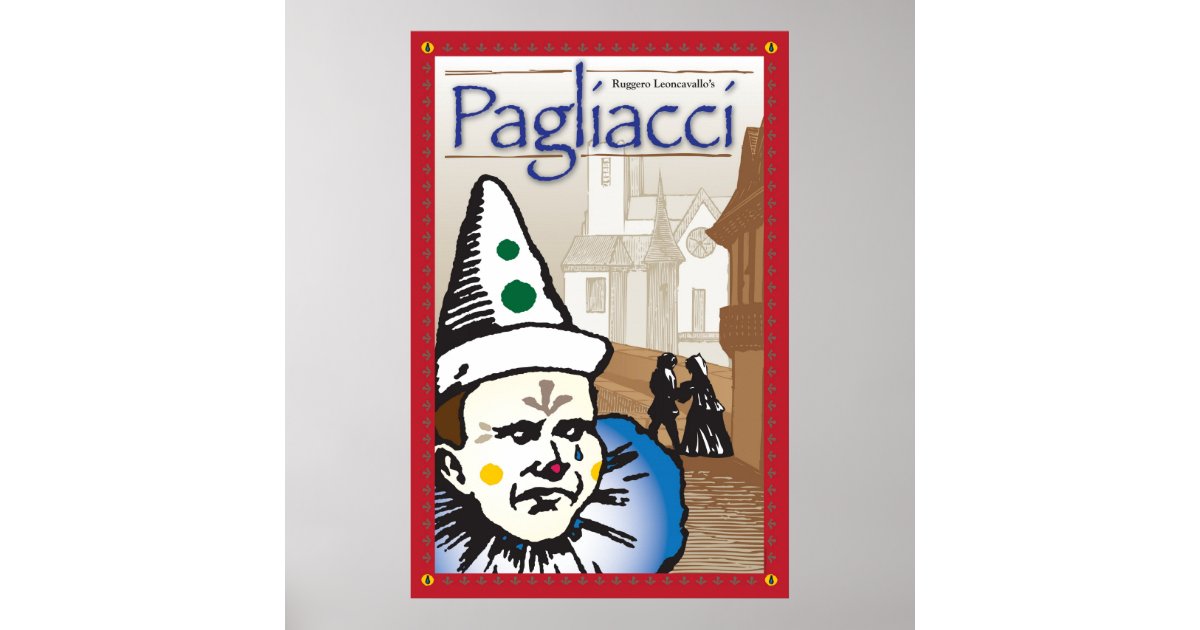 Pagliacci, Opera Poster | Zazzle