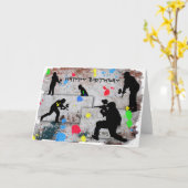 Paintball Battle Card | Zazzle
