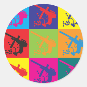 Paintball Gun Stickers & Labels | Zazzle UK