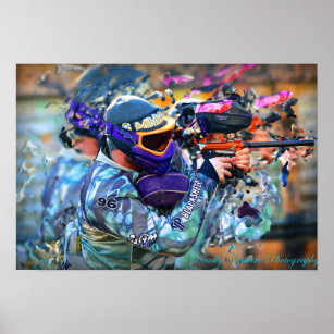 Paintball Posters & Prints | Zazzle UK