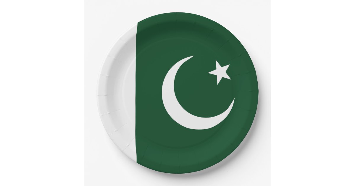 Pakistan Flag Paper Plate | Zazzle