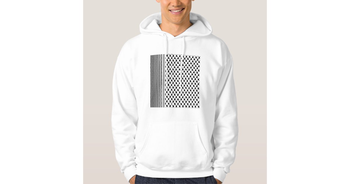 Palestinian Hatta Keffiyeh Kufiya Folk (2 Pattern) Hoodie | Zazzle