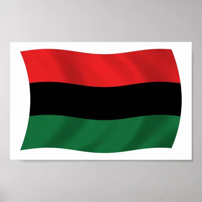 Pan African (UNIA) Flag Poster Print | Zazzle