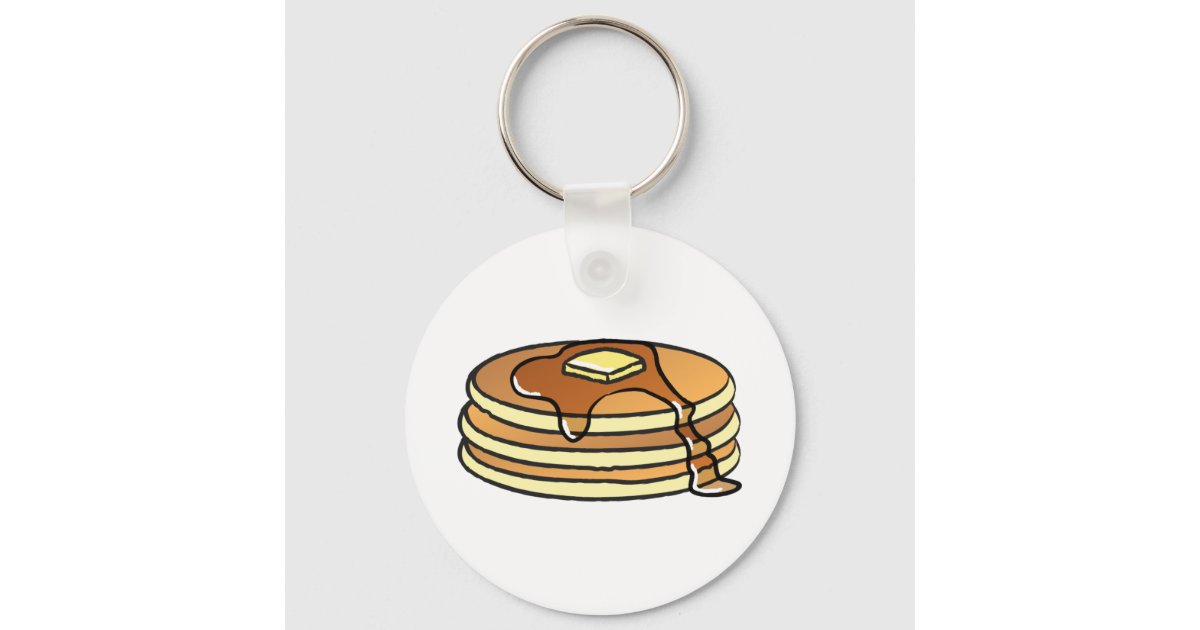 Pancakes - keychain | Zazzle