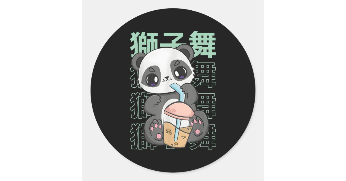 Panda Drinking Boba Pearls For Bubble Tea Milk Kaw Classic Round ...