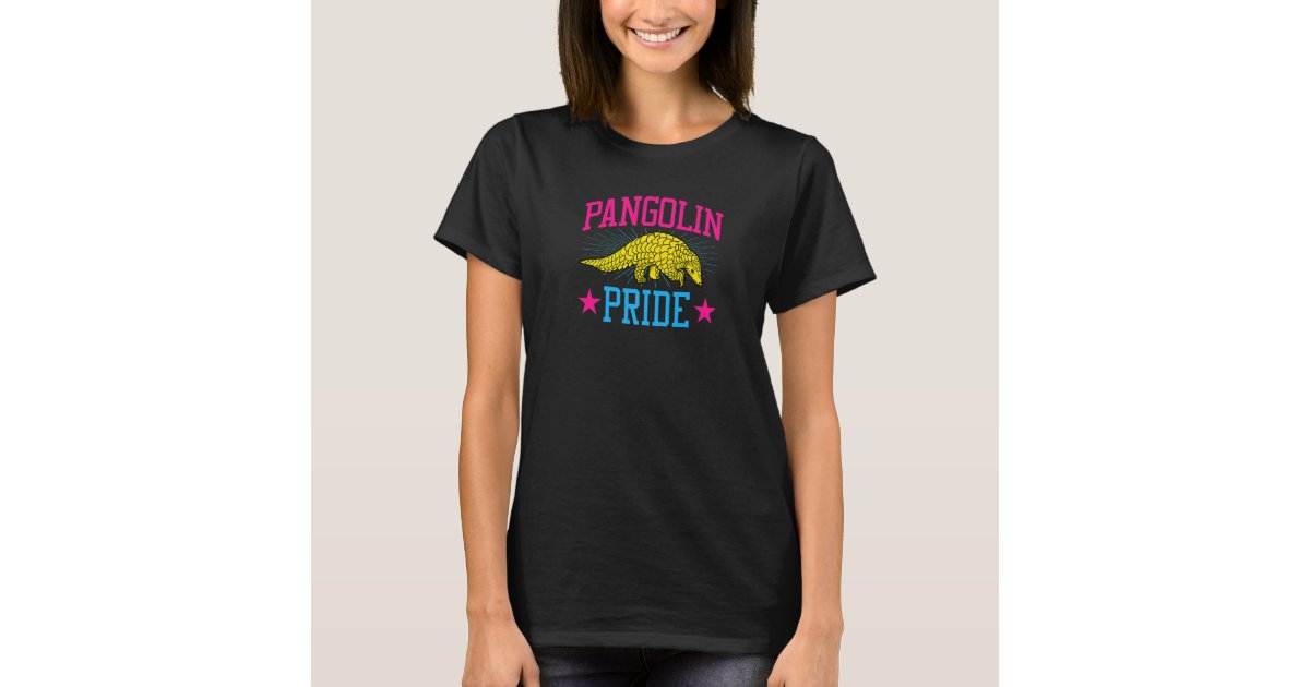 Pangolin Pride Pansexual Pride Flag Joke Pun Cute T-Shirt | Zazzle