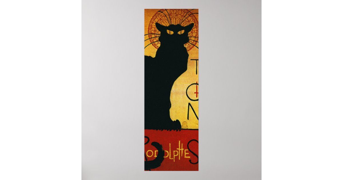 Panoramic Chat Noir Poster | Zazzle