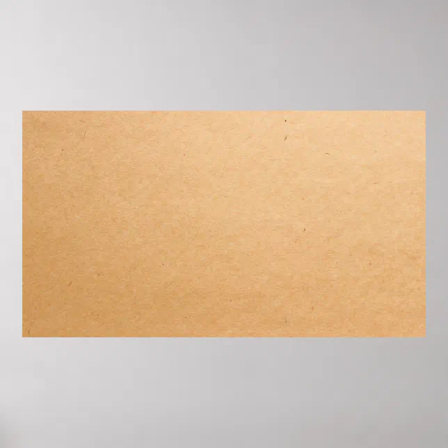 Paper brown texture background poster | Zazzle