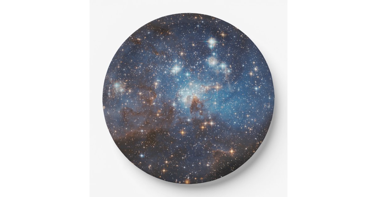 Paper Space Plates - galaxy | Zazzle