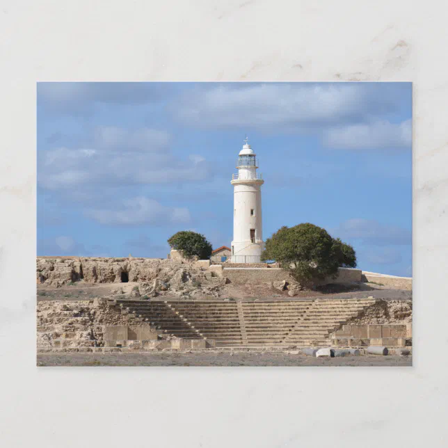 Paphos Lighthouse and Archaeological Site Postcard | Zazzle