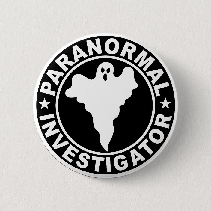 Paranormal Investigator Logo Halloween Costume 6 Cm Round Badge ...