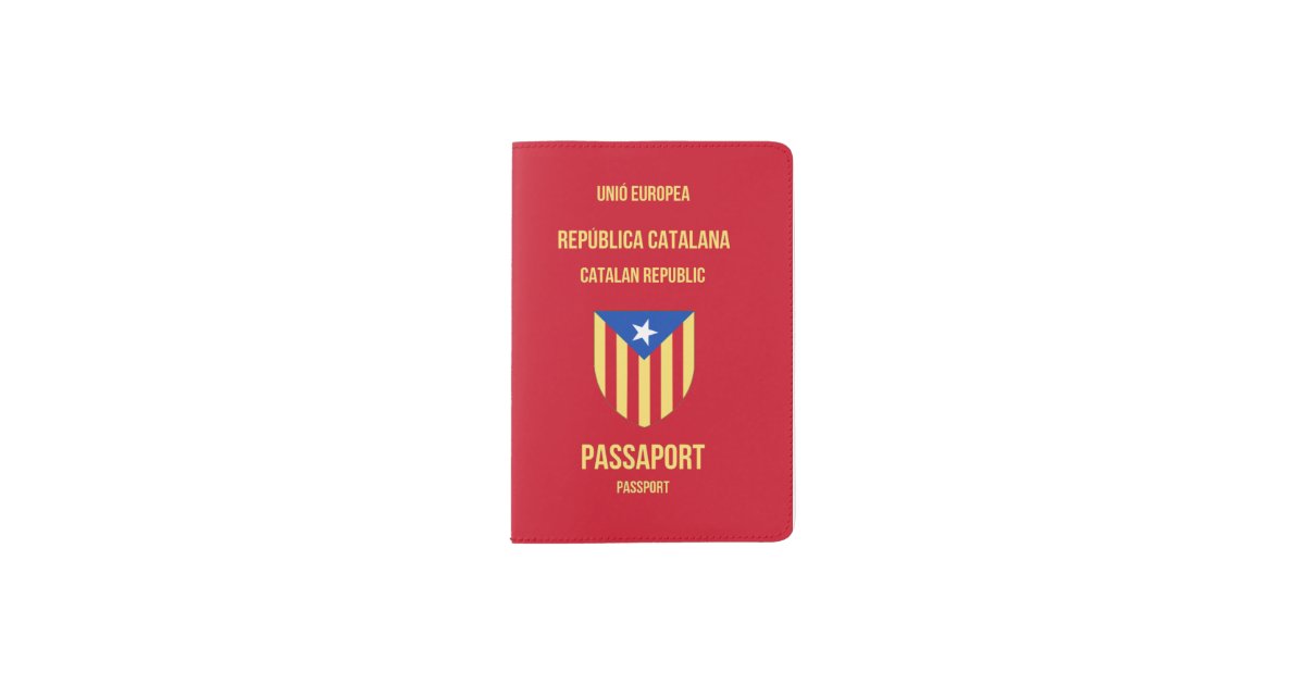 Pasaporte Catalán - Passaport República Catalana Passport Holder | Zazzle