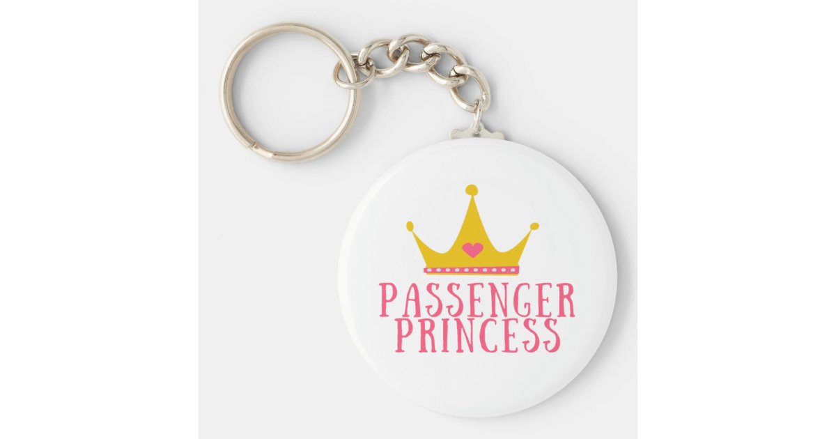 Passenger Princess with Crown Key Ring | Zazzle