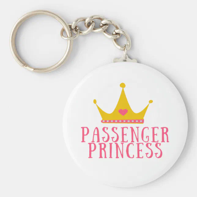 Passenger Princess with Crown Key Ring | Zazzle