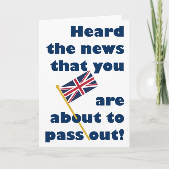Passing Out Parade Congratulations Fun Union Jack Card | Zazzle.co.uk