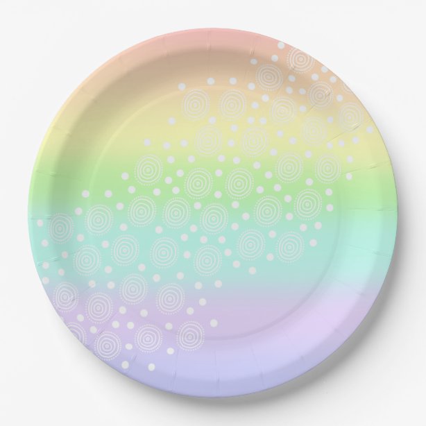 Rainbow Plates | Zazzle UK