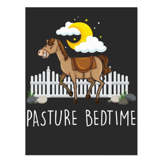 Pasture Bedtime Kids Good Night Horse Farm Animal Postcard | Zazzle.co.uk