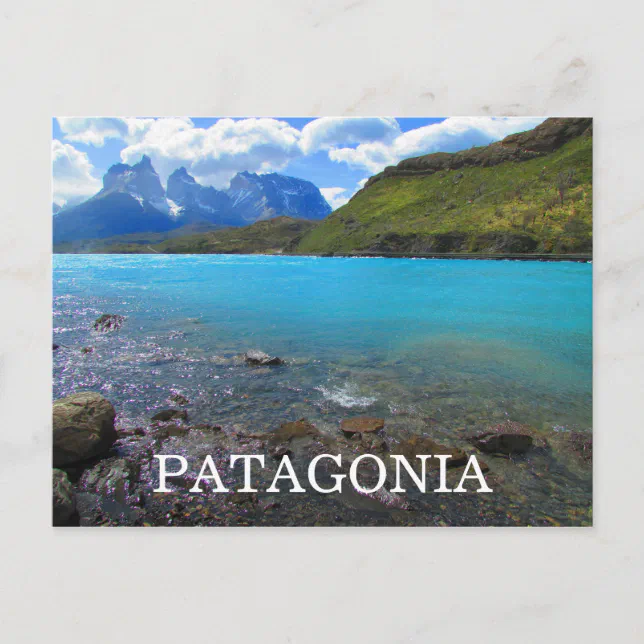 patagonian lake postcard | Zazzle