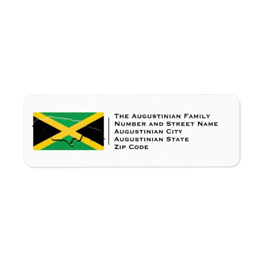 Patriotic | Jamaican Flag | JAMAICA Return Address | Zazzle.co.uk